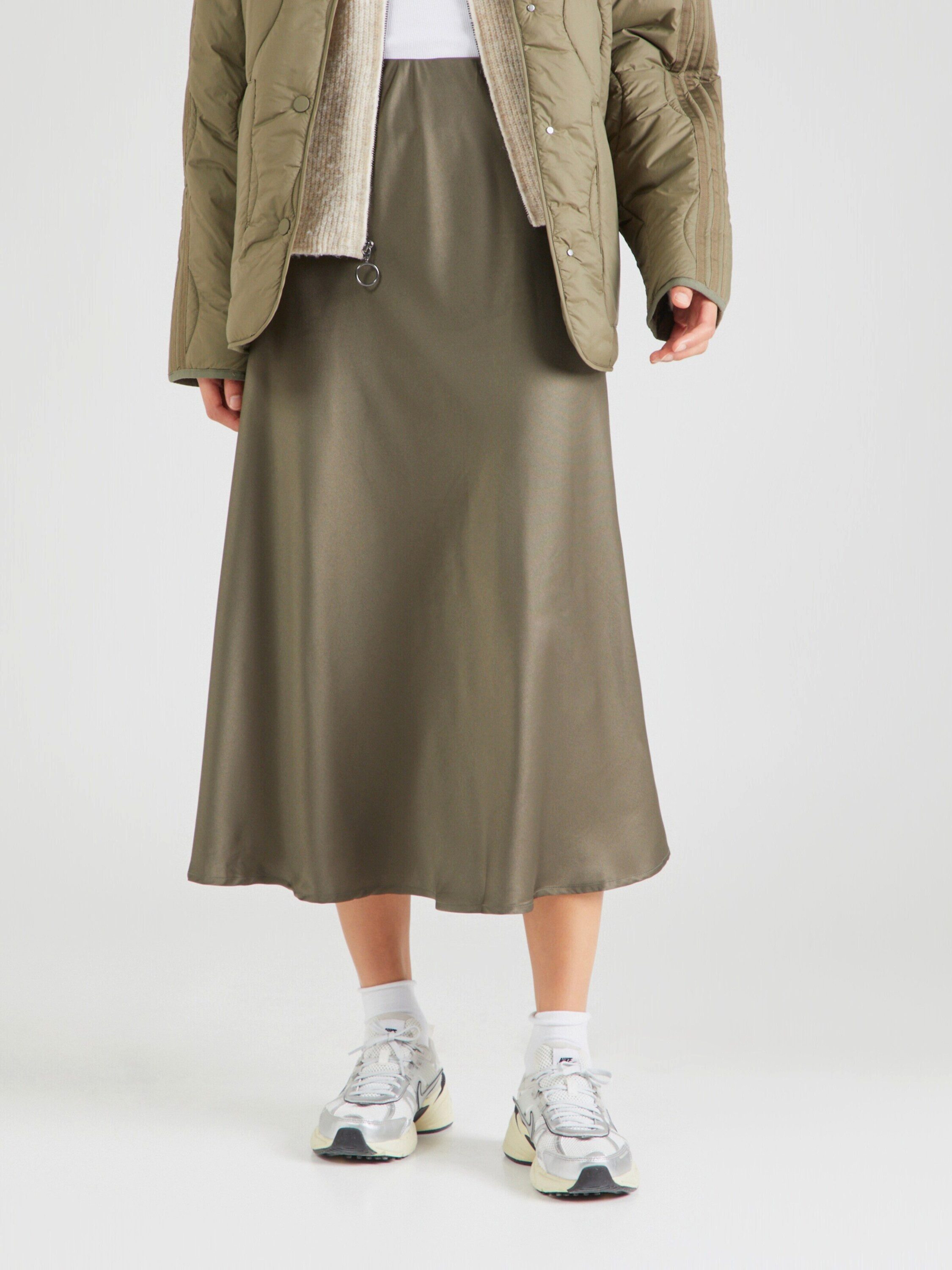 ONLY A-Linien-Rock ONLJANE (1-tlg) Plain/ohne Details, Abgesteppter Saum/Kante