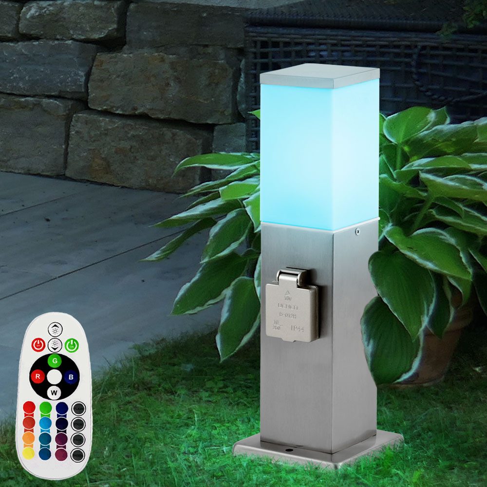 Etc Shop Led Außen Stehlampe Leuchtmittel Inklusive Warmweiß Rgb Led