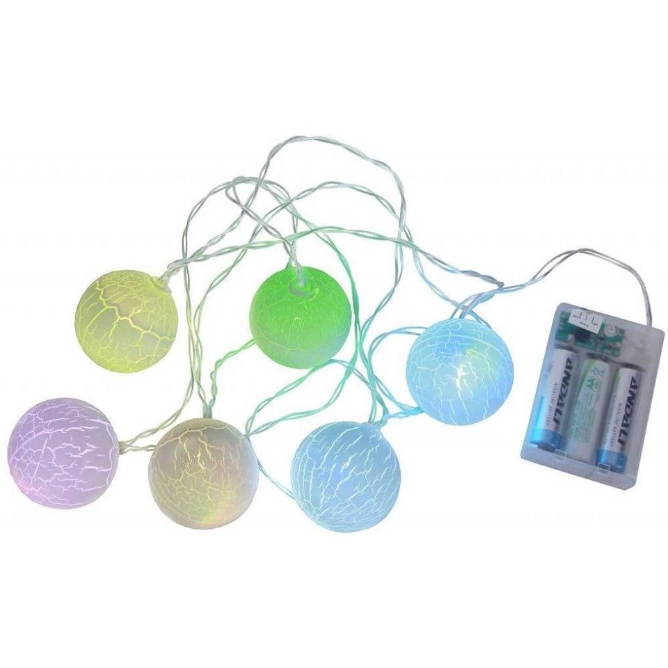Star Trading Led Lichterkette 726 89 Led Kugel Lichterkette 6er Farbwechsel