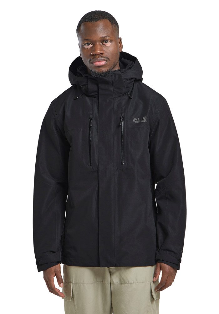 Jack Wolfskin Funktionsjacke JASPER 2L JKT M, Reißverschlüsse an den ...