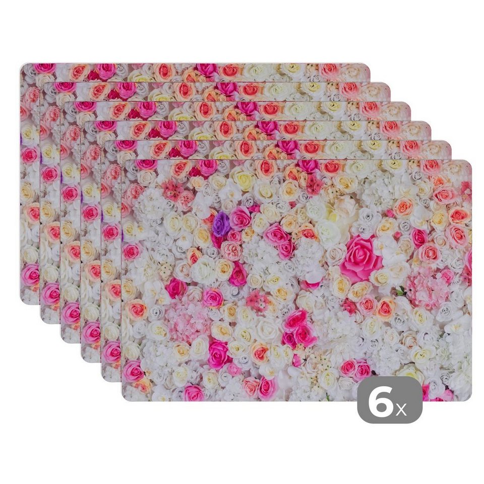Platzset Rosen Blume Farben Muchowow 6 St Platzset