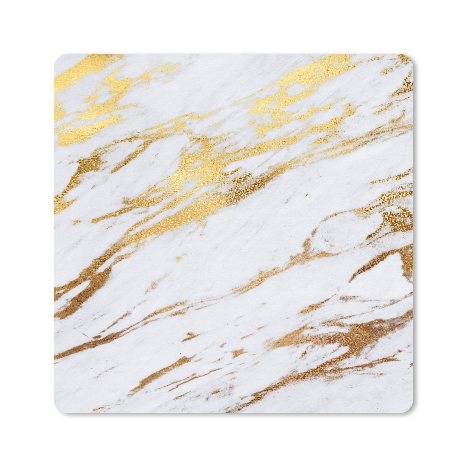 Muchowow Gaming Mauspad Marmor Weiß Gold 1 St Mousepad Mit
