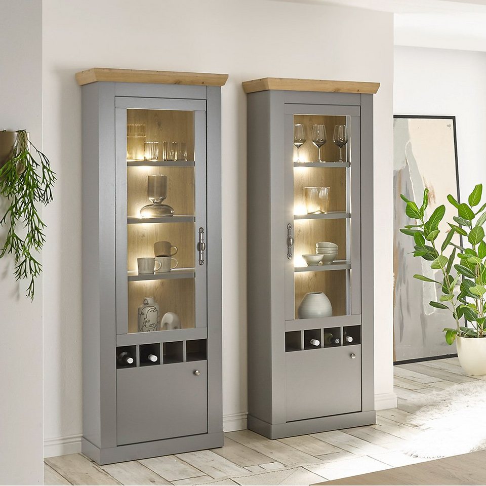 Lomadox Vitrine Chatham 61 Wohn Esszimmer Vitrinen Set Mit Led