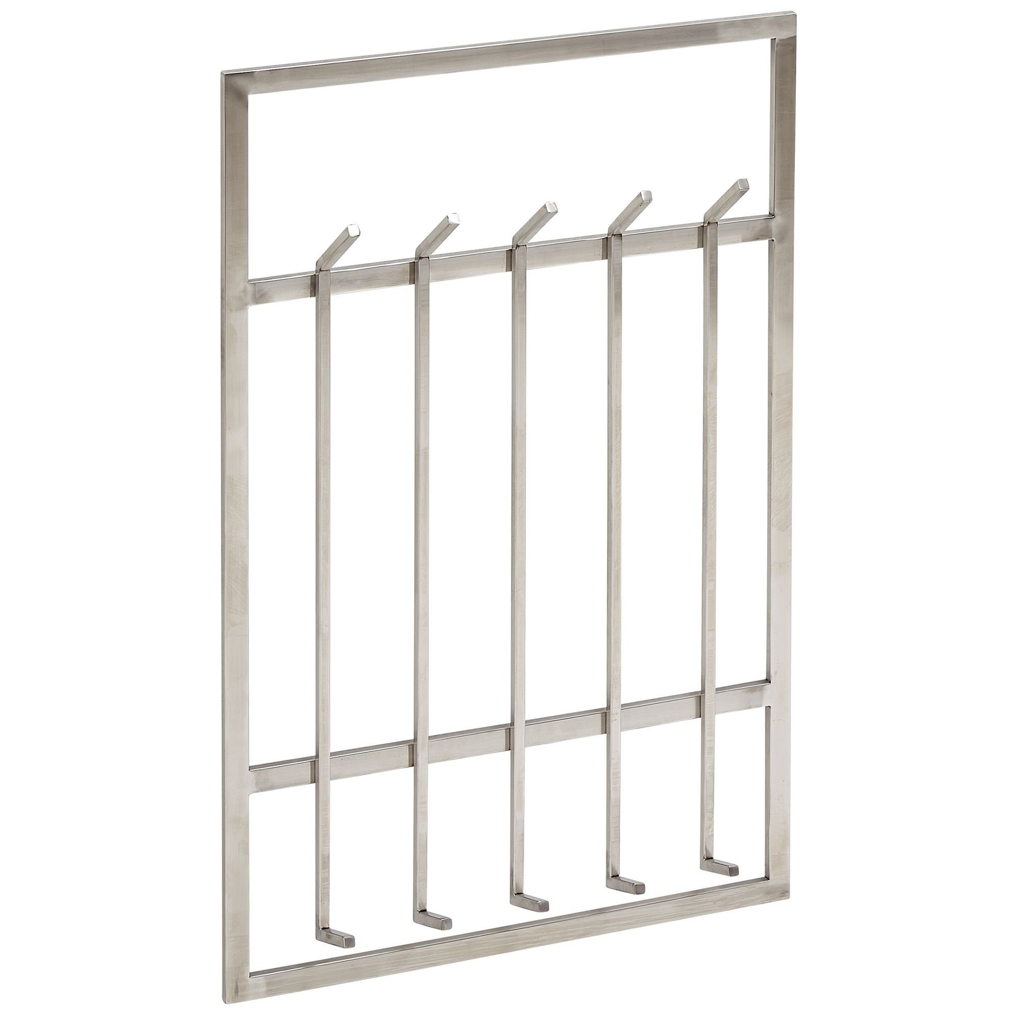 Kadima Design Wandgarderobe Metall Silber 60x100x75cm Design