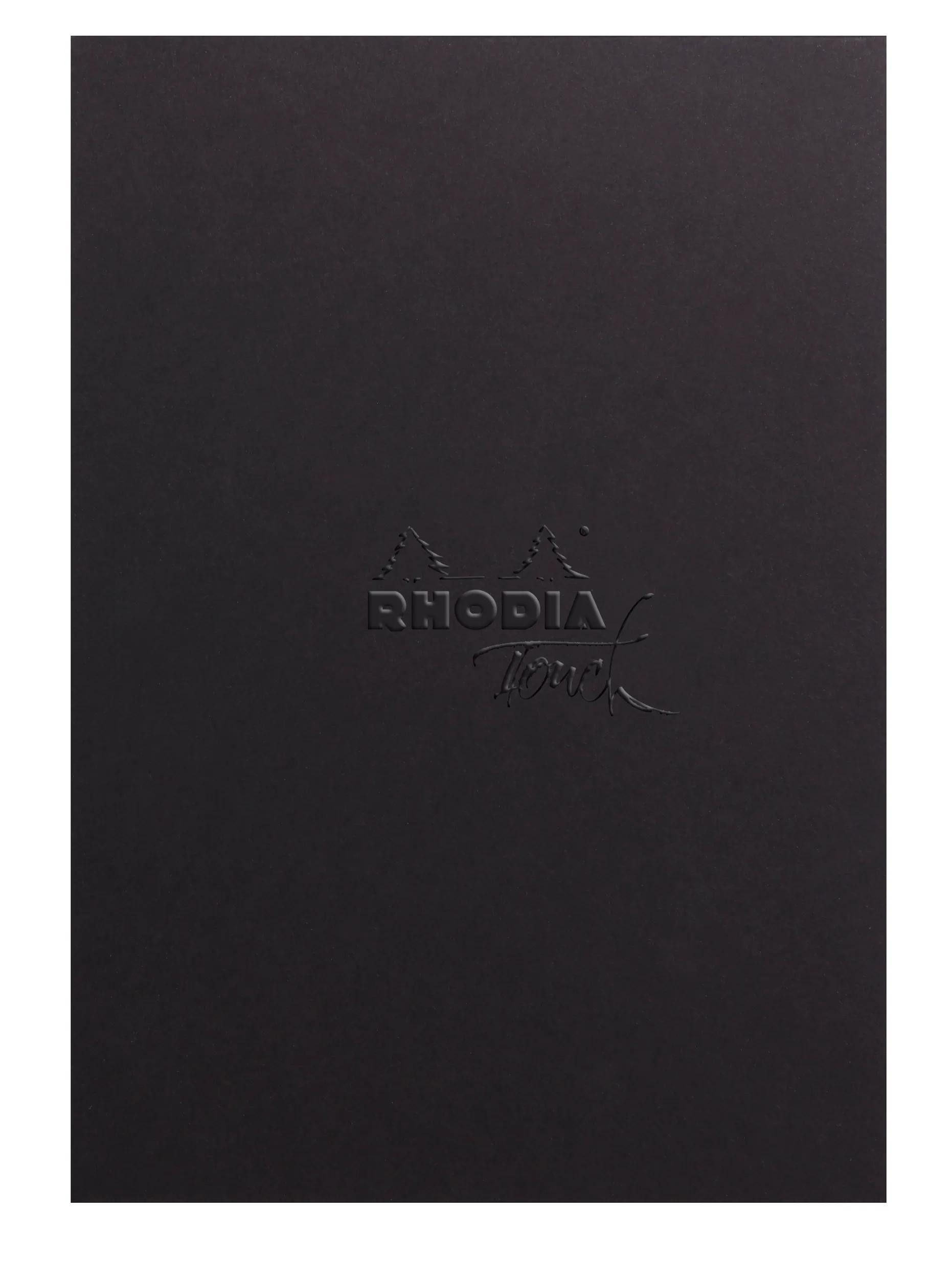 Rhodia Notizheft Touch Calligrapher pad Block A5+ 50 Bl blanko 130g Schwarz 116122C, Rhodia ...