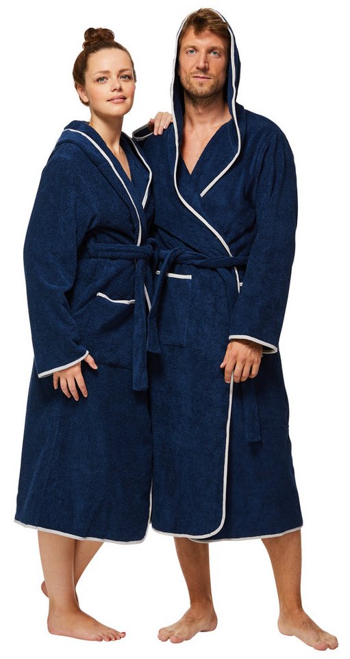 Sowel Unisex-Bademantel Relax Robe, Kapuze, 100% Bio-Baumwolle, Extra ... Sowel Unisex-Bademantel Relax Robe, Kapuze, 100% Bio-Baumwolle, Extra ...
