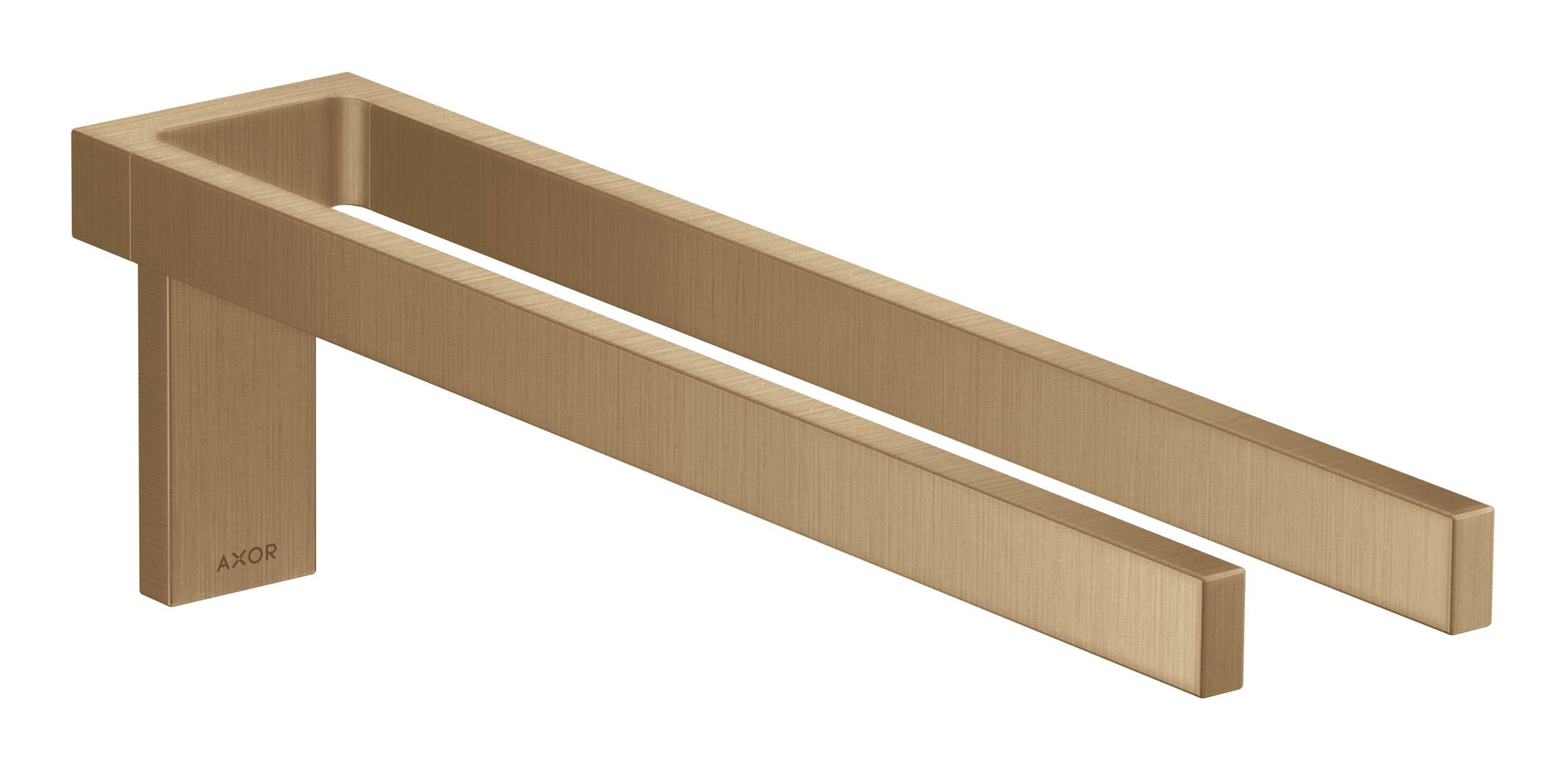 hansgrohe Handtuchhalter Axor Universal Rectangular, Zweiarmig - Brushed Bronze