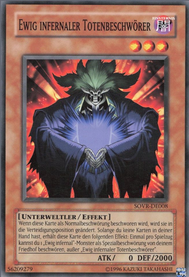 Recollectibles Sammelkarte Yugioh Karte Ewig Infernaler Totenbeschwörer