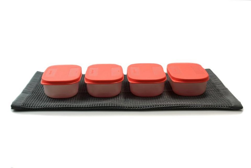 Tupperware Back Set Kühlschrank System 140 Ml 4 Lachs Glastuch