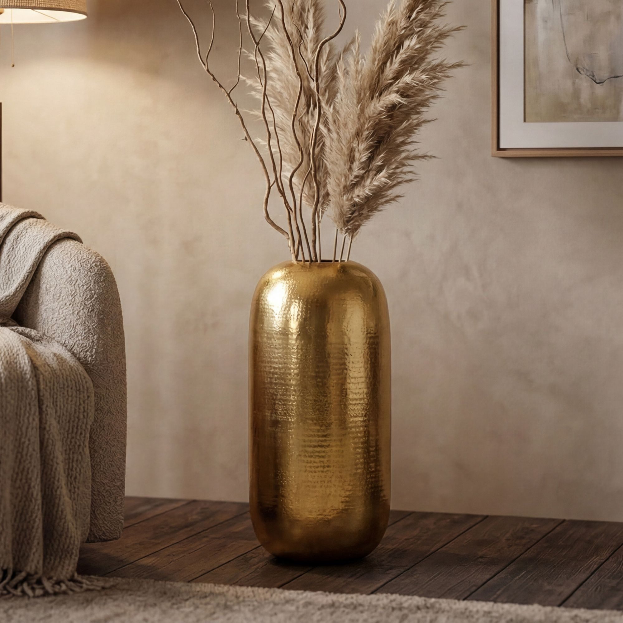 Bodenvase Gold Xxl