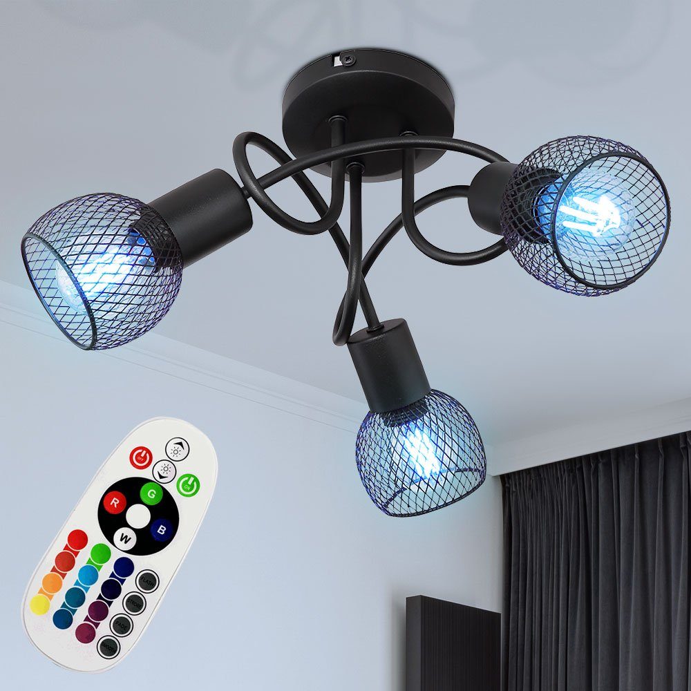 Etc Shop Led Kugelleuchte Decken Spot Rondell Kugel Wohn Zimmer Käfig