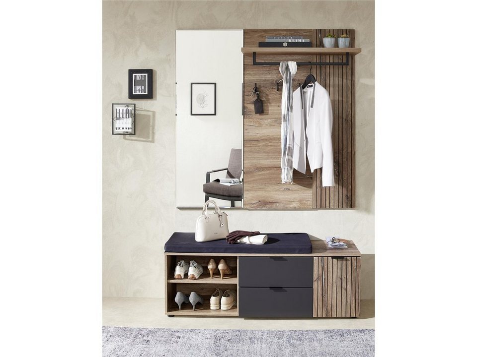 Möbelando Garderoben Set Lydias 3 St 134 X 204 X 38 Cm Bht