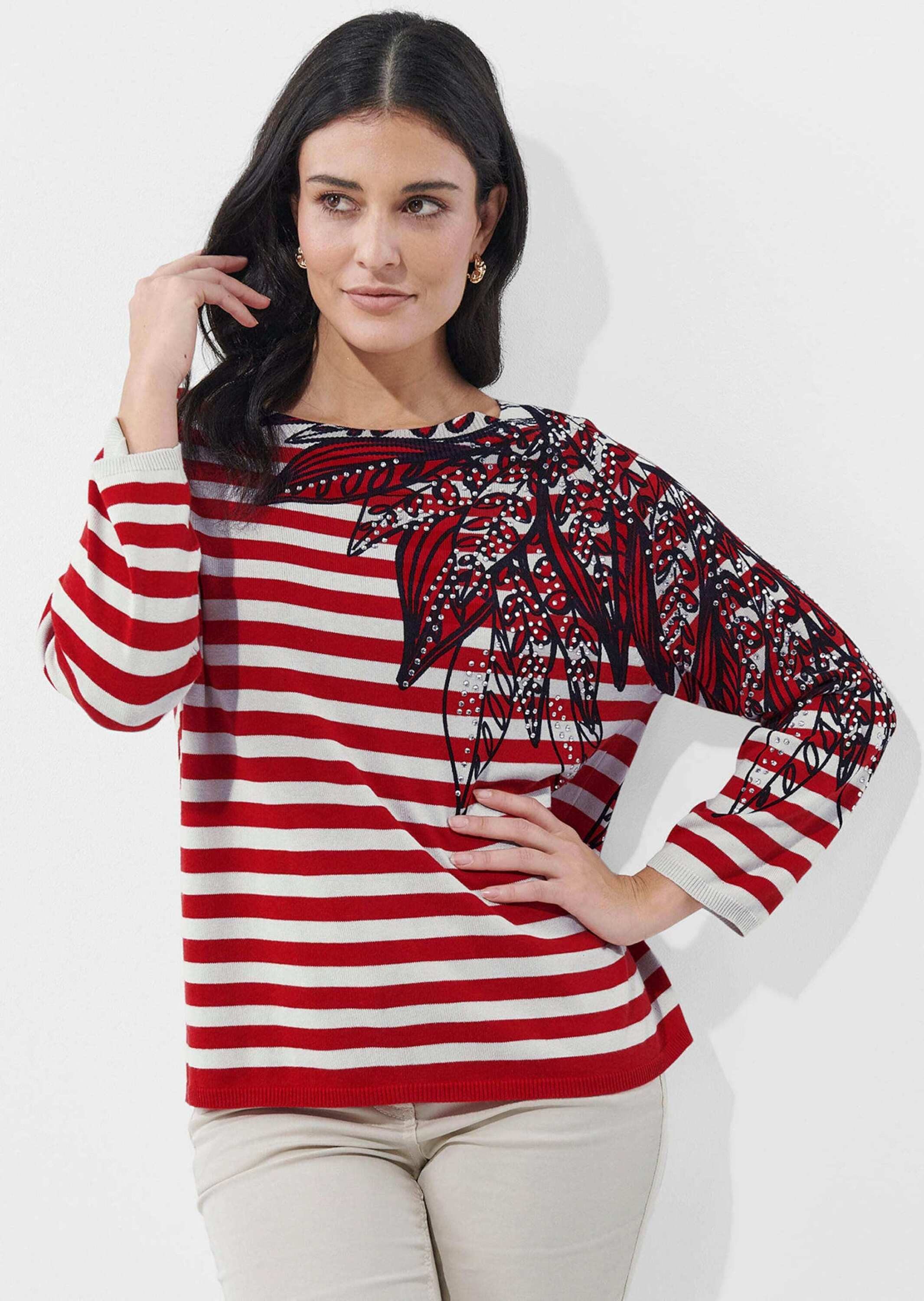 Alba Moda Strickpullover Pullover, 3/4 Arm