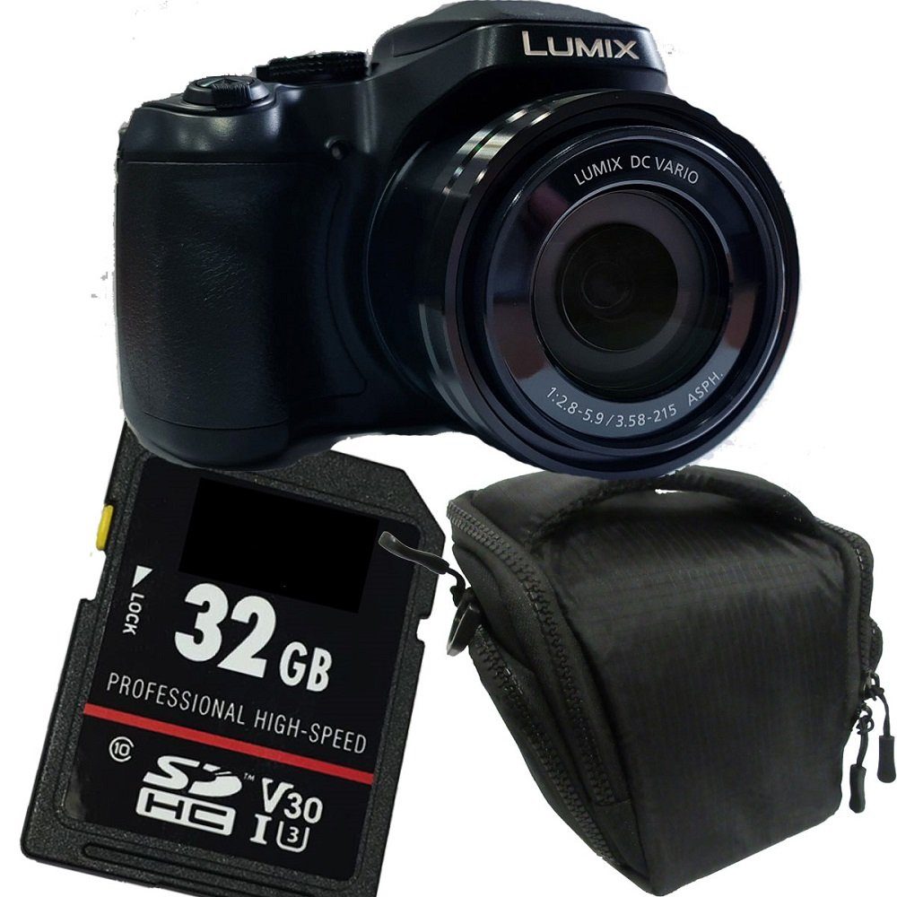 1A PHOTO PORST »Panasonic Lumix DC-FZ83 schwarz Set Angebot« Bridge ...