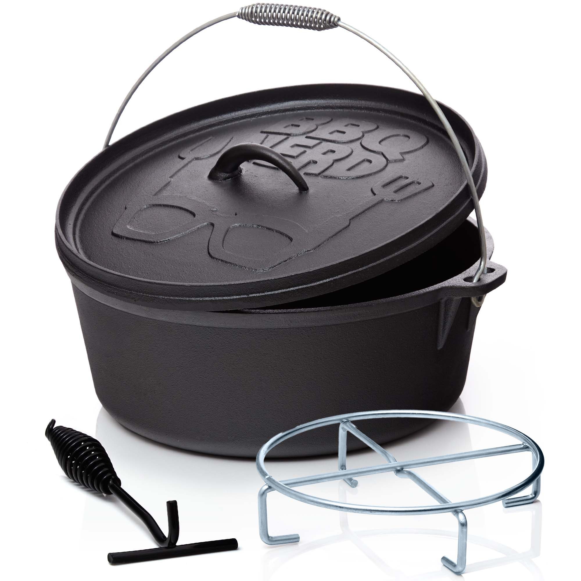 BBQ Nerd Feuertopf Dutch Oven Starter 10,7L mit Ständer