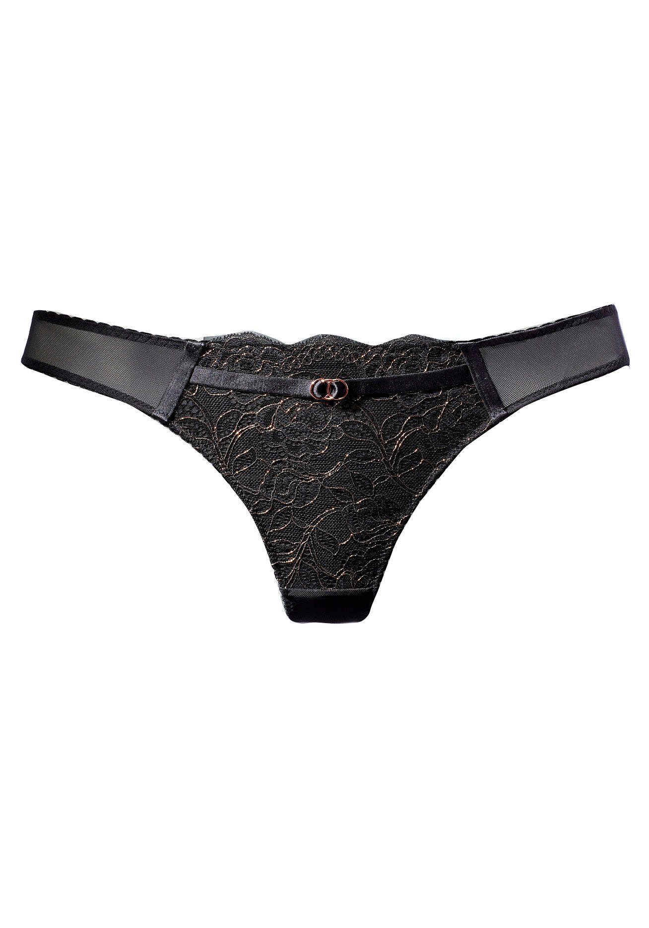 LASCANA String mit feinem Glitzergarn