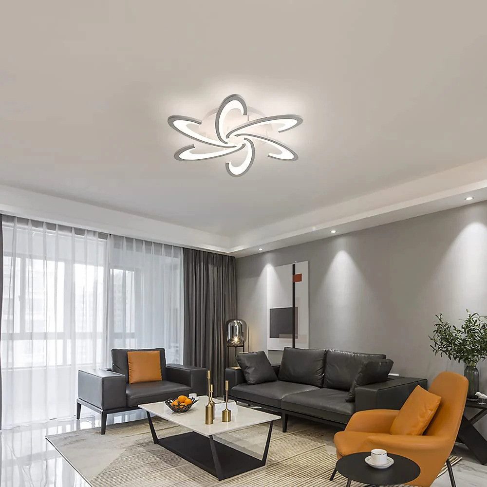 Riserva Deckenleuchten Moderne, klingenförmige LED-Deckenleuchte, 54 ...