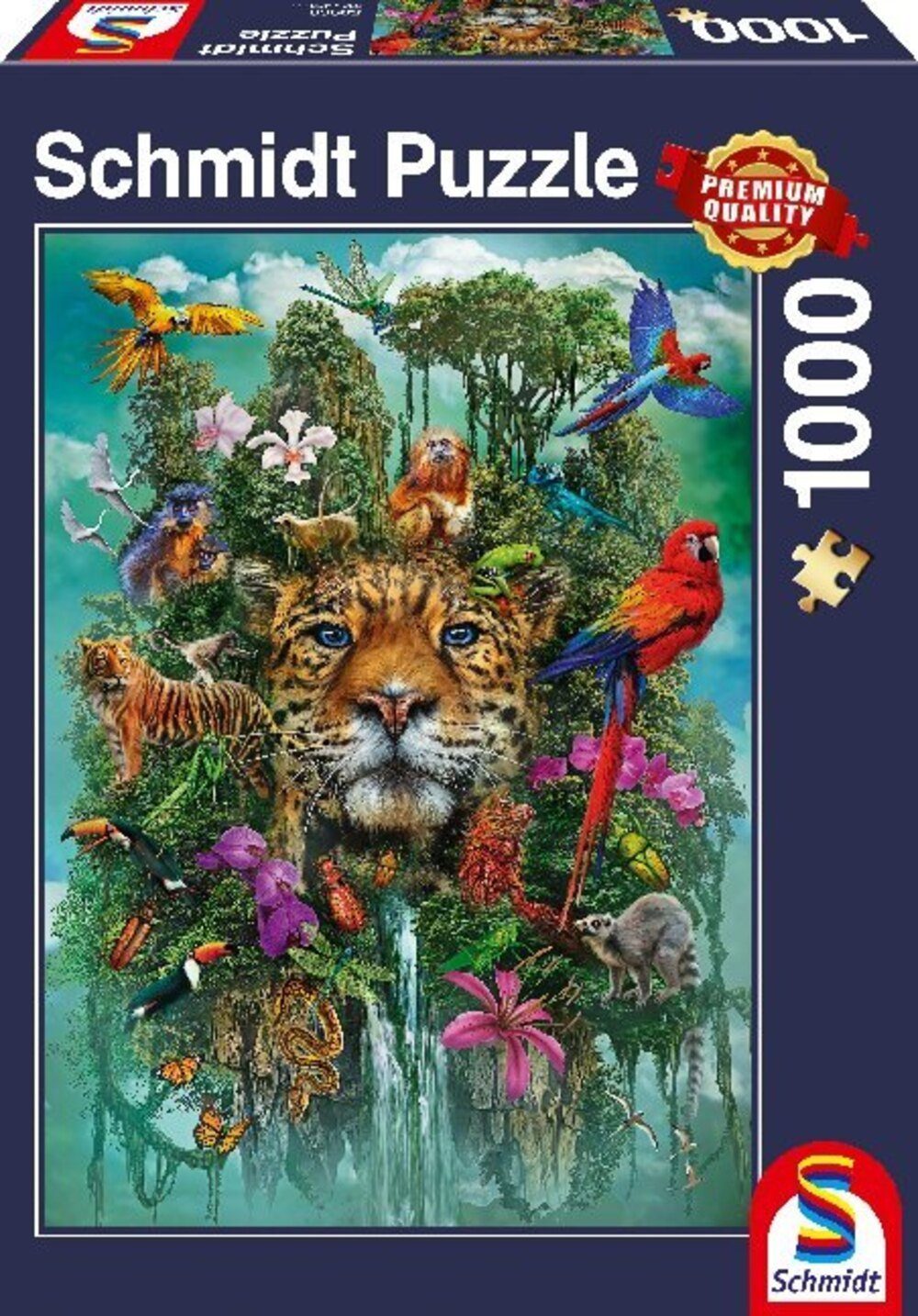 Schmidt Spiele Puzzle »König des Dschungels (Puzzle)«, Puzzleteile ...