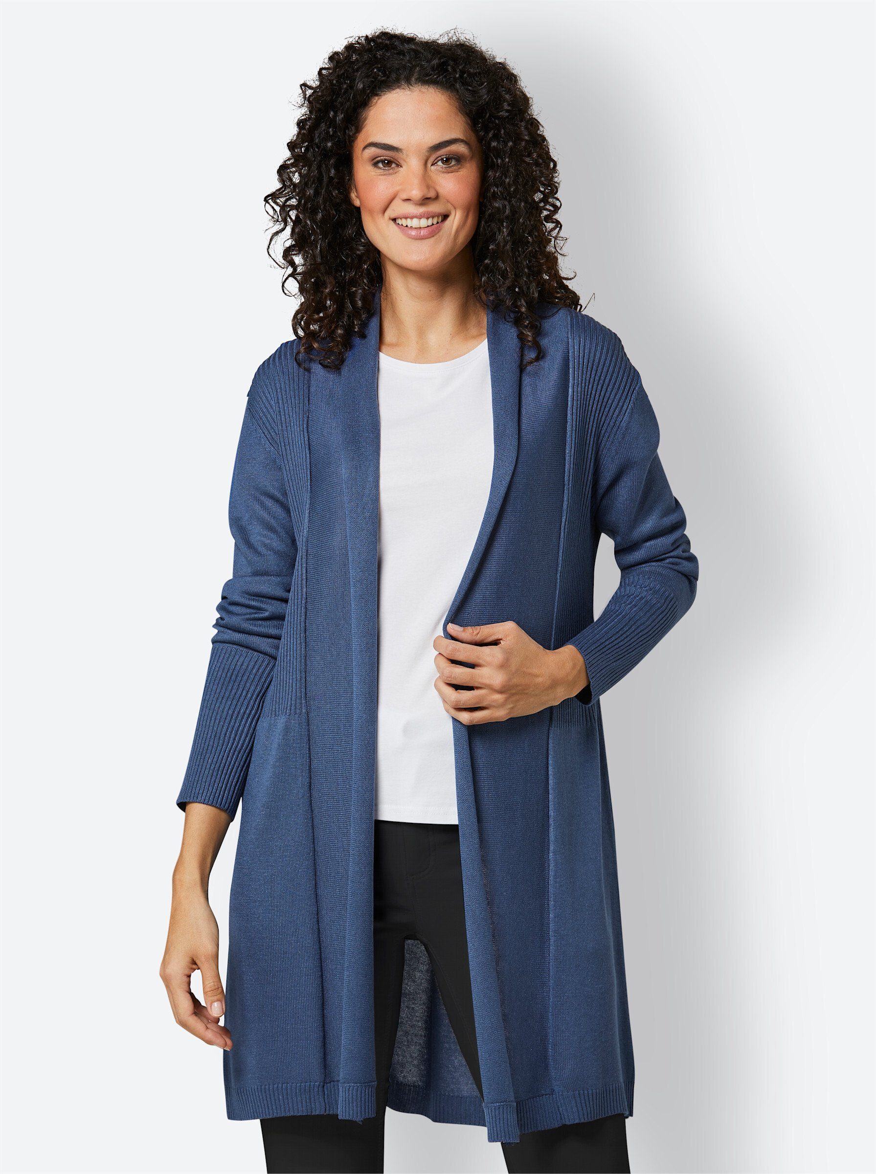 Creation L Strickjacke Seiden Kaschmir Strickjacke
