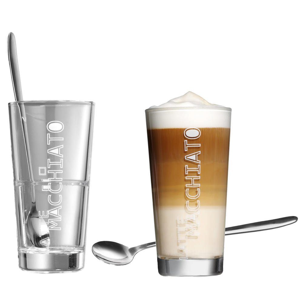 Ritzenhoff And Breker Latte Macchiato Tasse Lena 2er Set Mit Löffel Glas