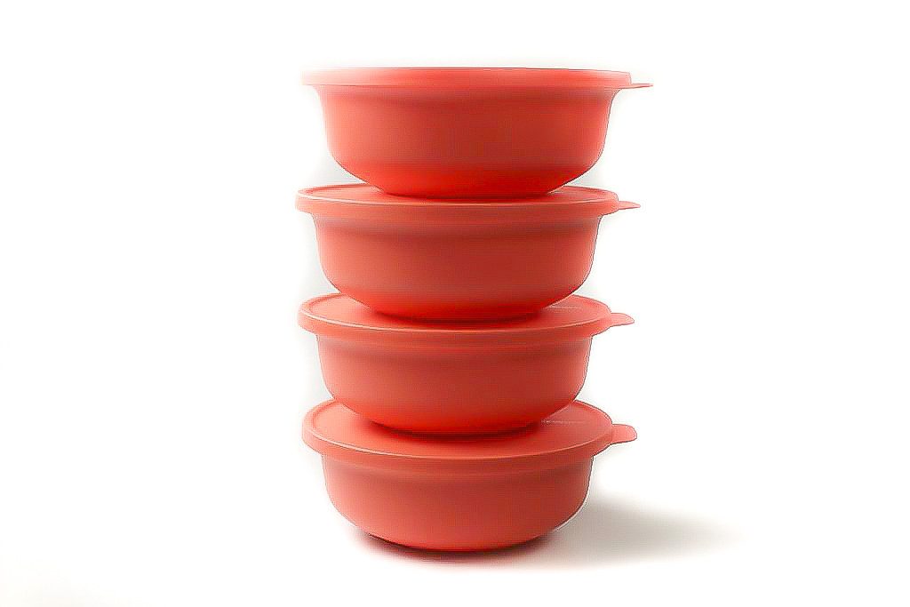 TUPPERWARE Servierschüssel Aloha 1L lachs (4) Schüssel