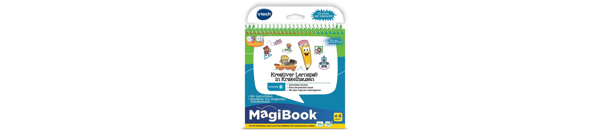 Vtech® Buch »MagiBook Lernstufe 2 - Kreativer Lernspaß in Krakelhausen ...