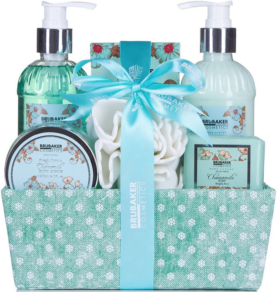 BRUBAKER Hautreinigungs-Set Bade- und Dusch Set, 7-tlg., Geschenkset in ... BRUBAKER Hautreinigungs-Set Bade- und Dusch Set, 7-tlg., Geschenkset in ...