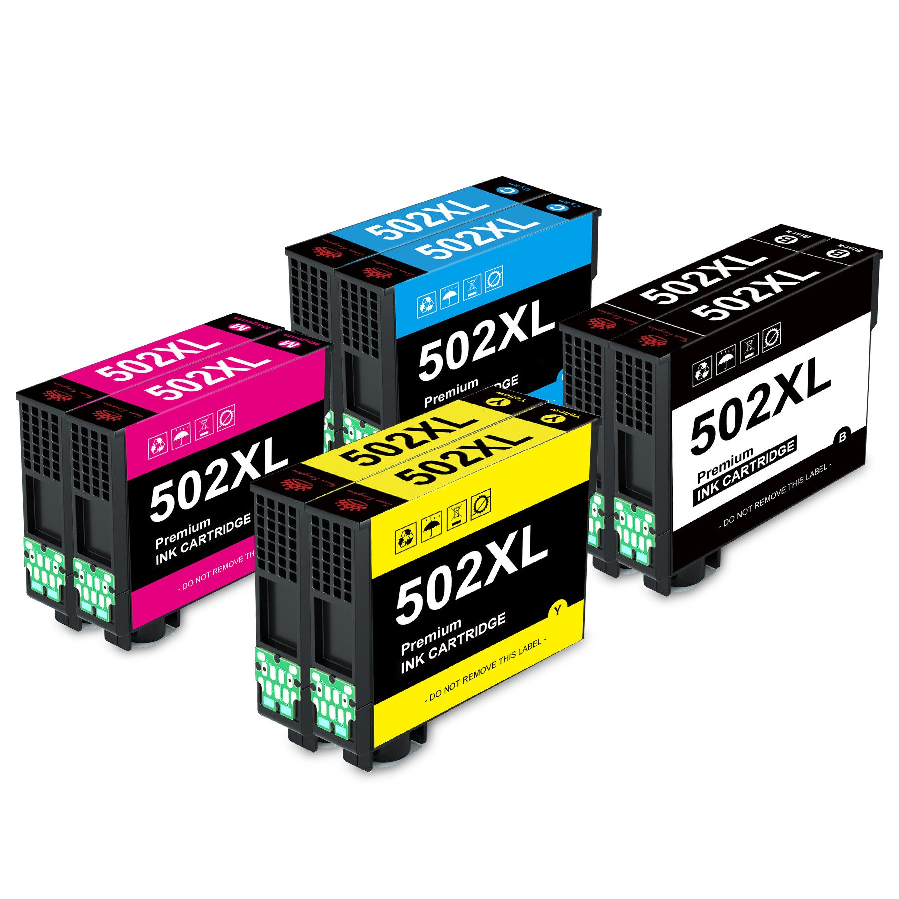 Toner Kingdom 8er Pack Epson 502 Xl Druckerpatronen Multipack
