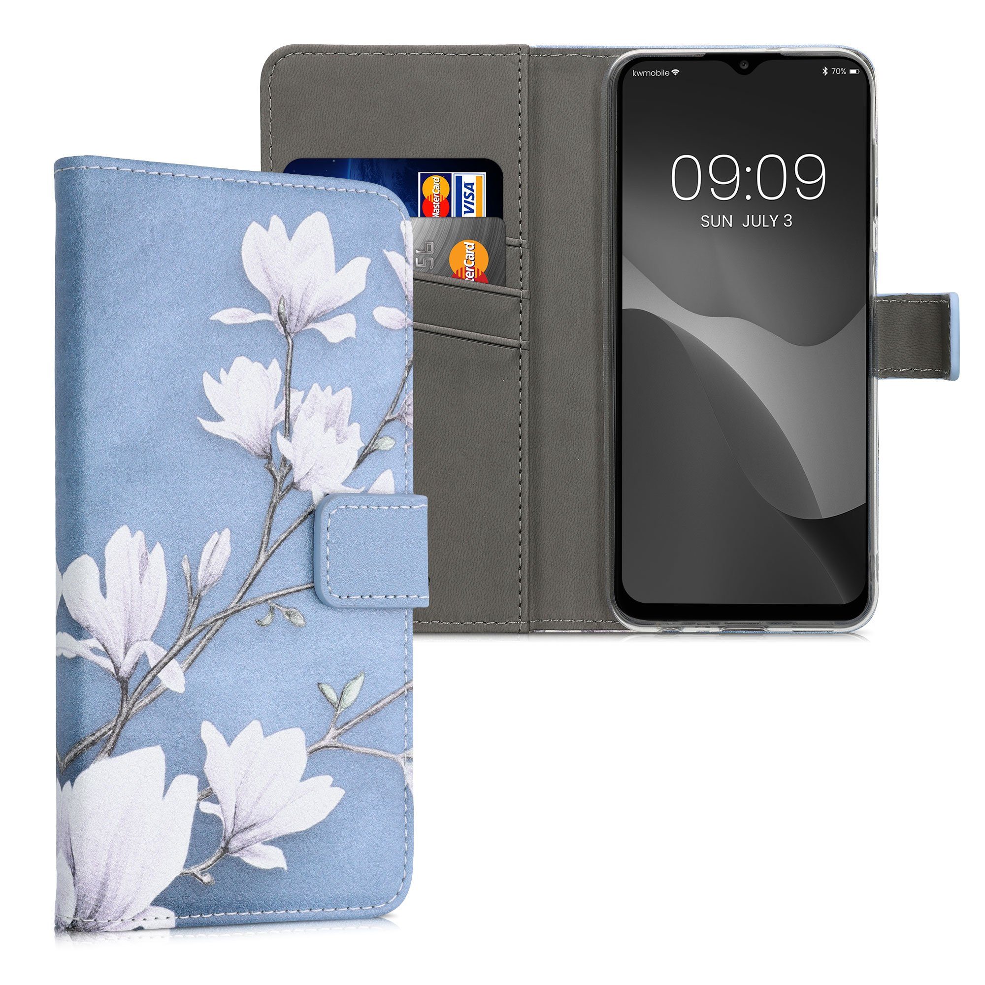 Kwmobile Handyhülle Wallet Case Für Samsung Galaxy A13 4g Hülle Mit