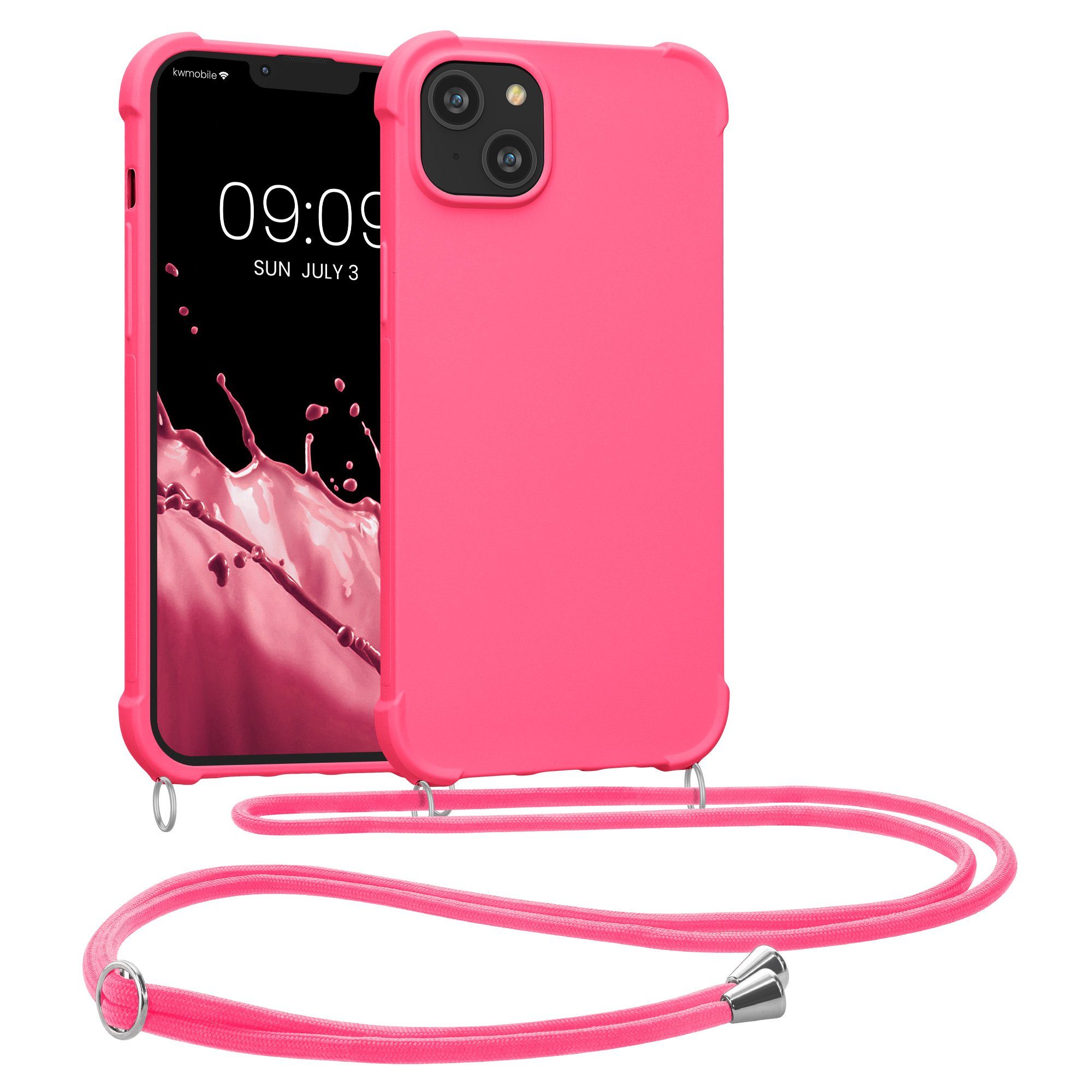 Kwmobile Handyhülle Hülle Für Apple Iphone 14 Plus Mit Metall Kette