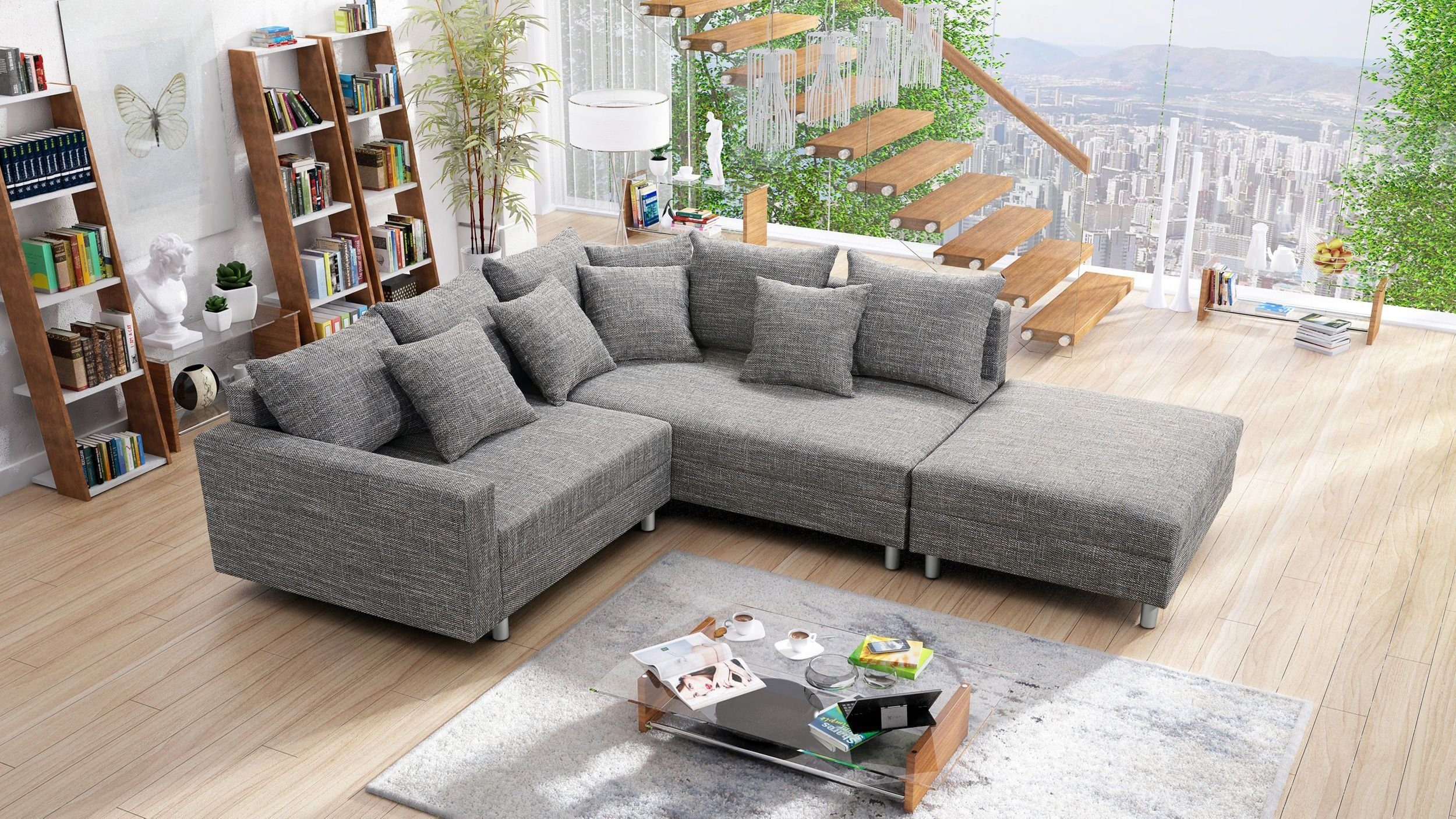 Ecksofas mit Hocker kaufen » Eckcouches mit Hocker | OTTO