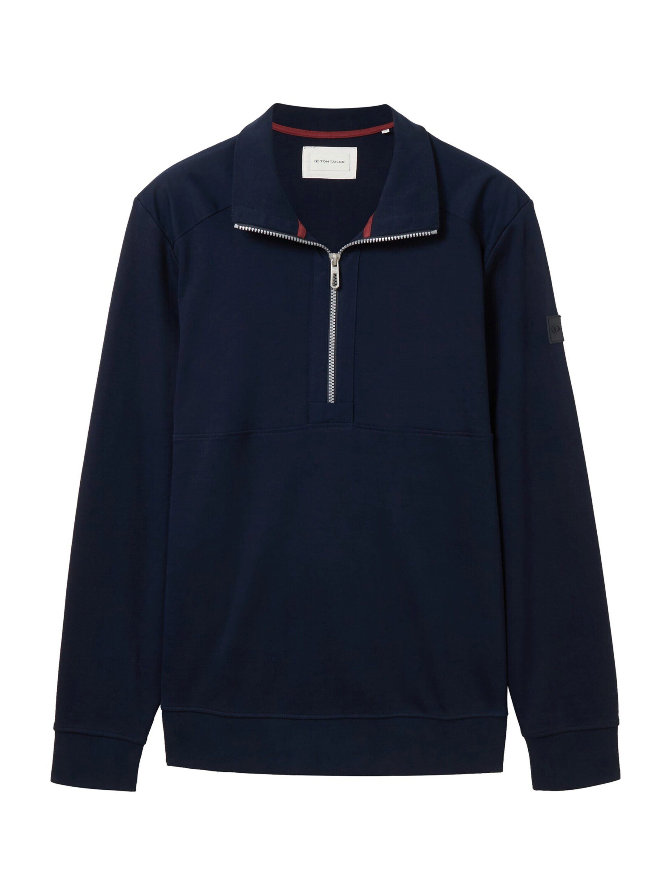 Tom Tailor Sweatshirt 1 Tlg Halbreißverschluss