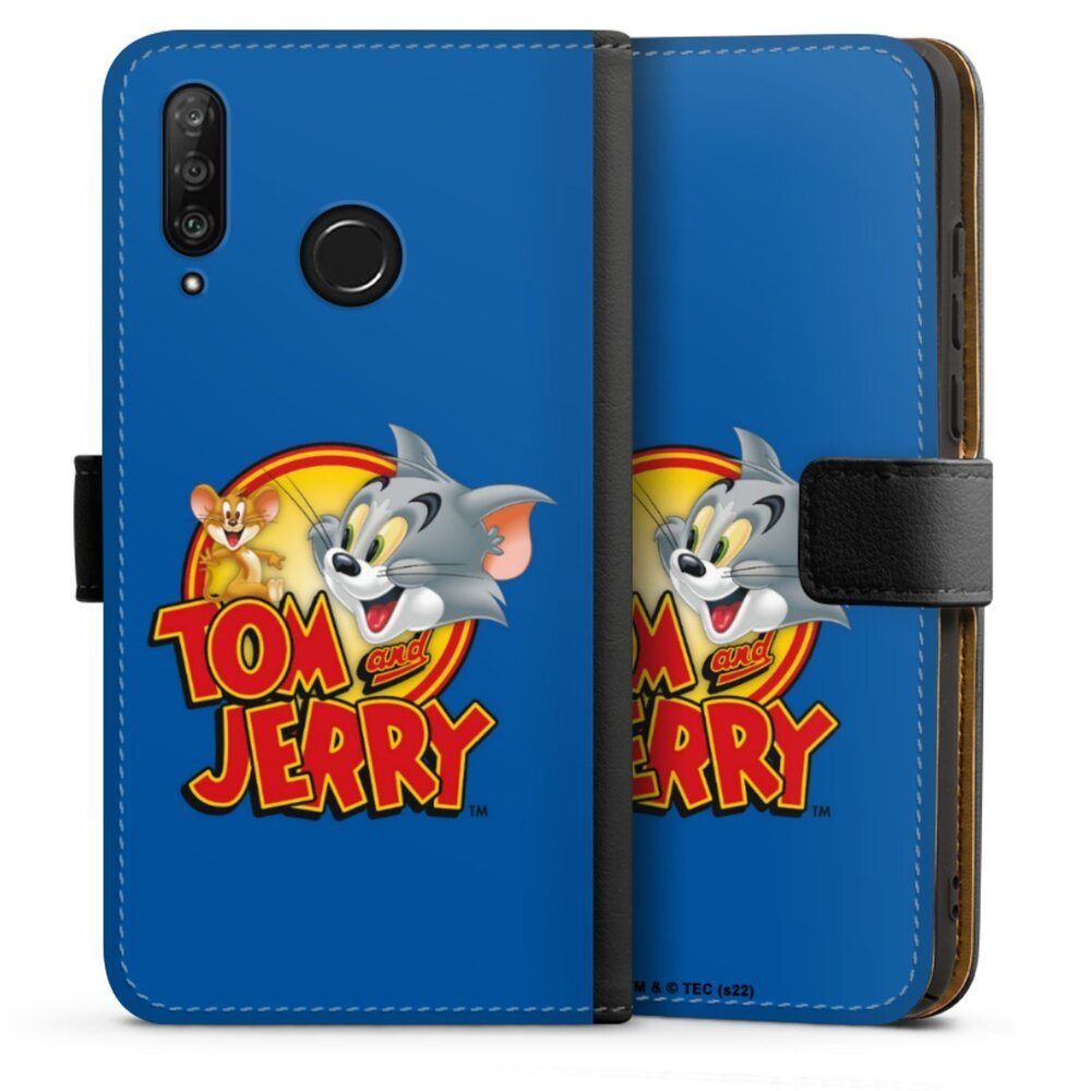 DeinDesign Handyhülle Tom und Jerry Animation Film Tom&Jerry Logo, Huawei P30 Lite Premium Hülle ...