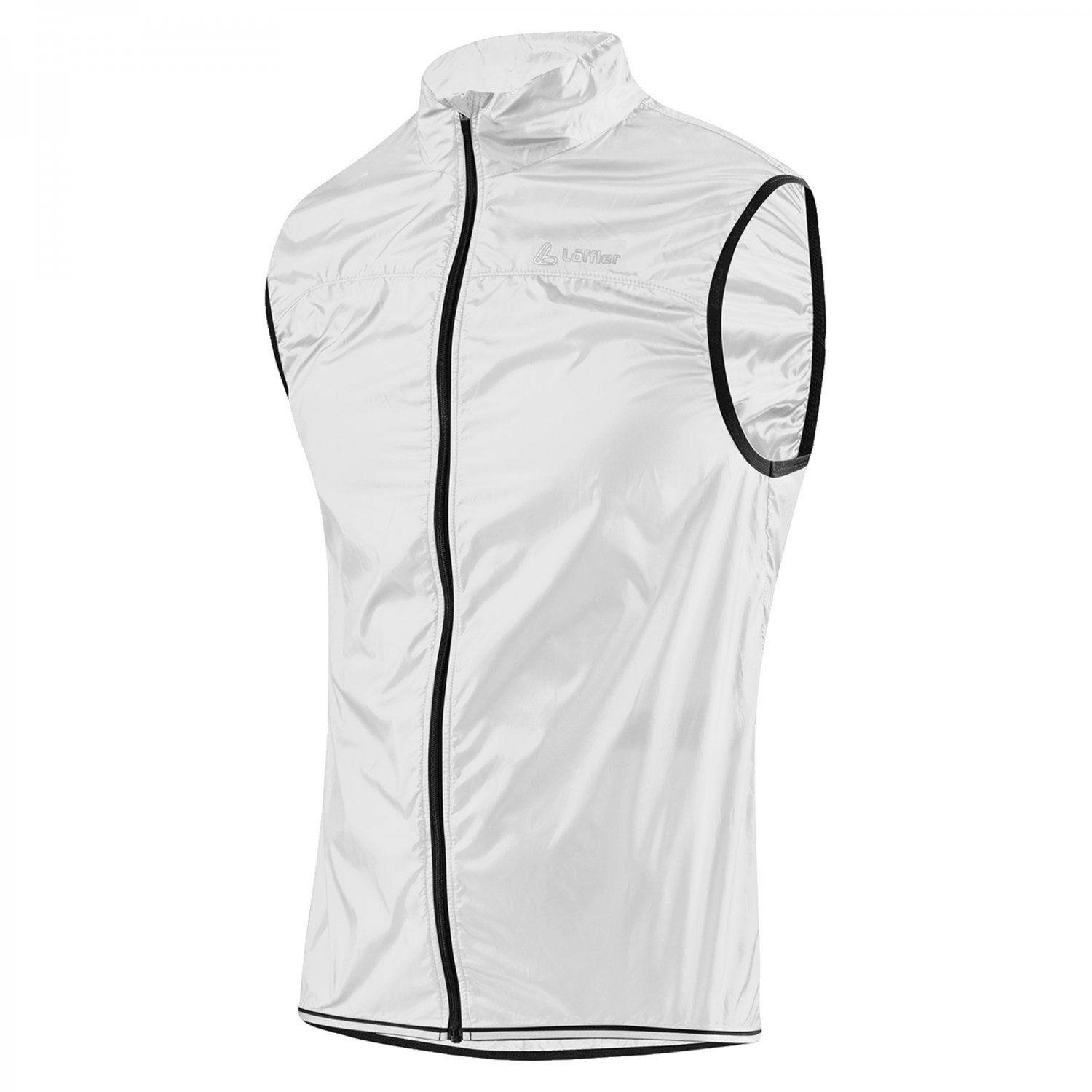Löffler Funktionsweste Radgilet Herren Windshell Lauf Radweste Weiß