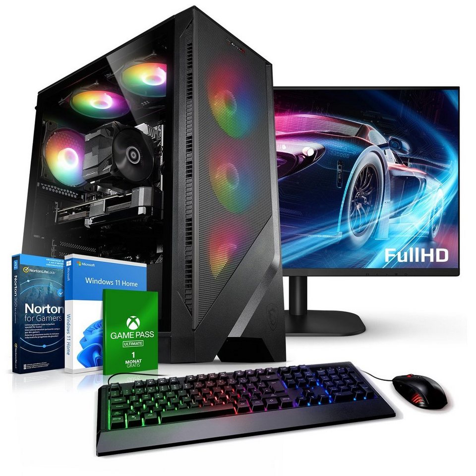 Kiebel Apollo Gaming-PC-Komplettsystem (24 Kiebel Apollo Gaming-PC-Komplettsystem (24