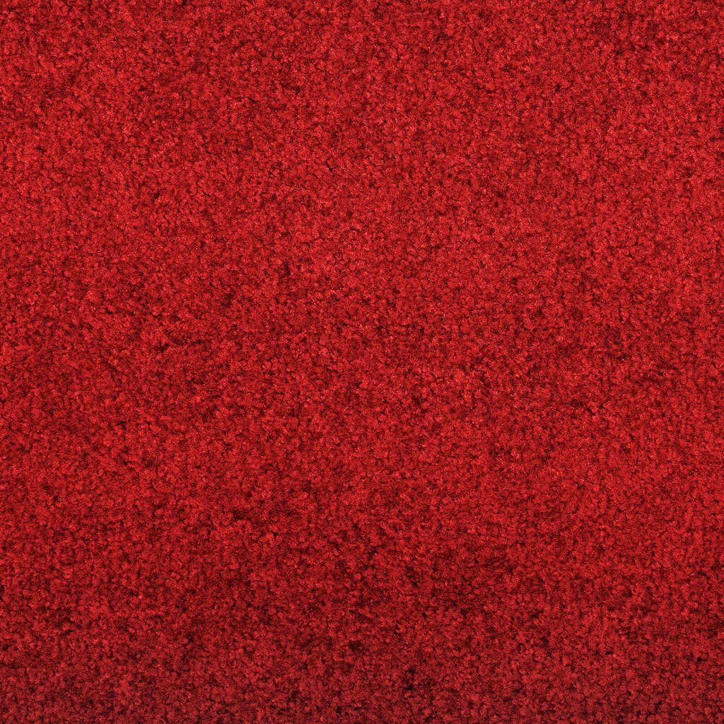 vidaXL Fußmatte Fußmatte Rot und Schwarz 120 x 300 cm Polyamid und PVC ...