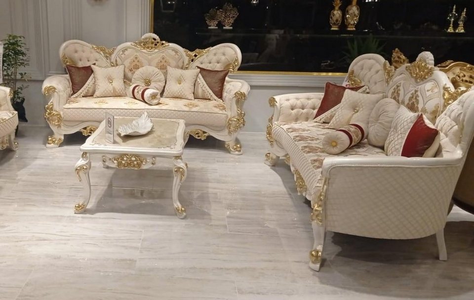 Jvmoebel Wohnzimmer Set Luxus Sofagarnitur 33 Sitzer Sofa Sessel Sitz