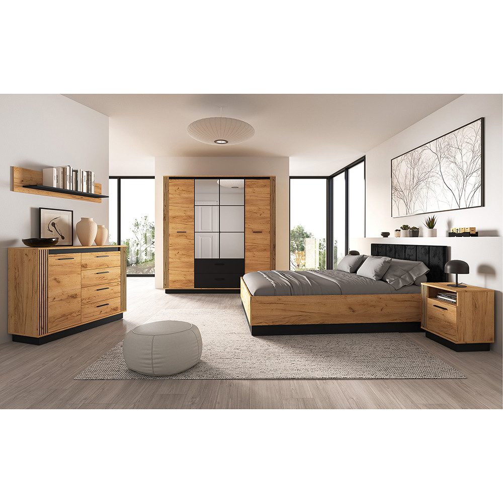 Lomadox Schlafzimmer Set Urbania 131 Spar Set 5 St Kleiderschrank