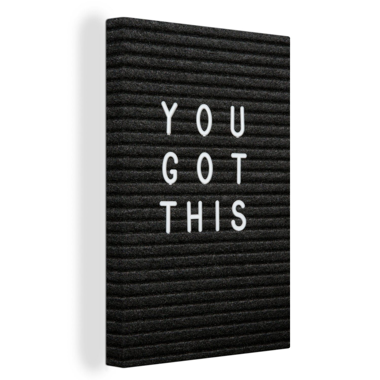 Onemillioncanvasses® Leinwandbild Motivierendes Zitat 1 St
