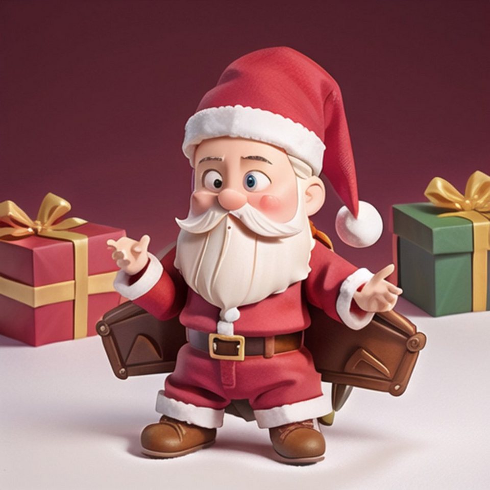 Rutaqian Christbaumschmuck Ornamente Santa Claus Neujahrsgeschenk