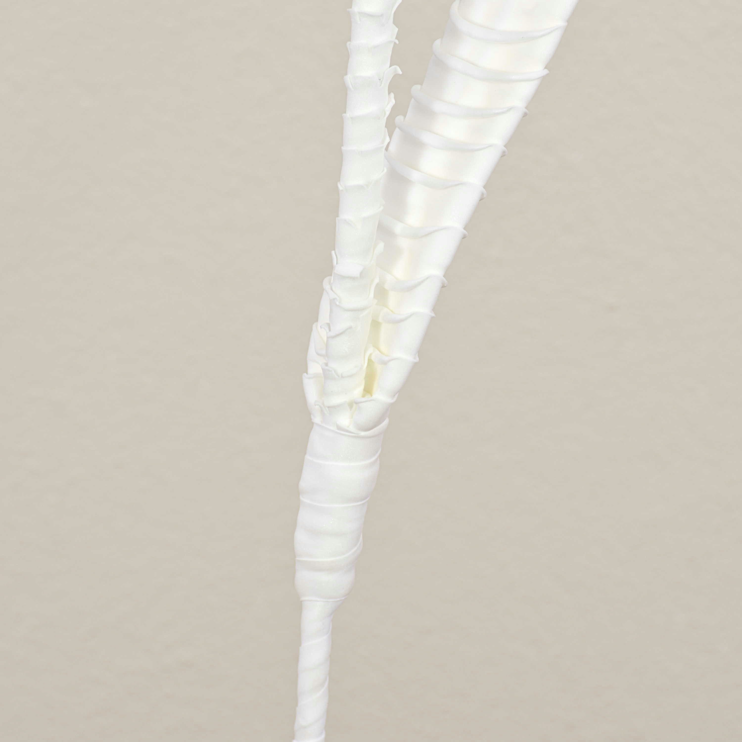 Kunstzweig Kunst Aloe aristata Blätter ALESANDRO, Glitzer, weiß, 95cm ...