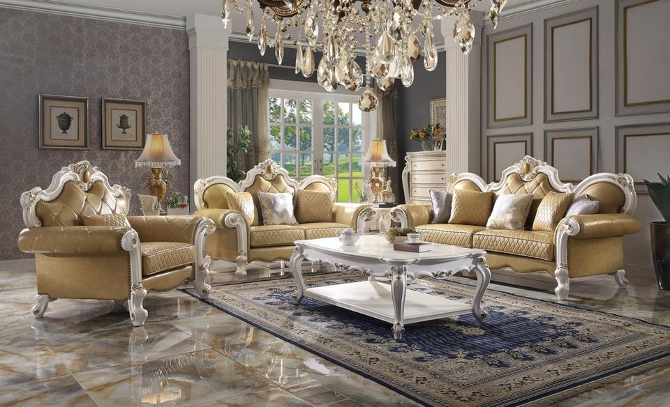 Jvmoebel Wohnzimmer Set Sofagarnitur 321 Sitz Couchtisch Set Sofa