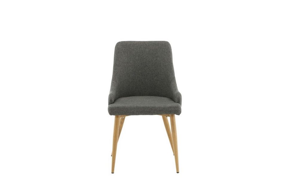 Ebuy24 Esszimmerstuhl 2er Set Plaza Esszimmerstuhl Dunkelgrau 1 St