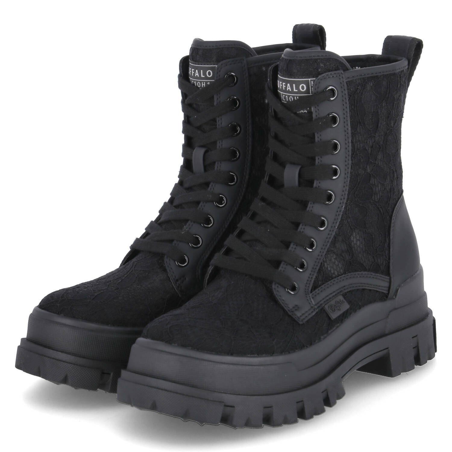 Buffalo Combat Boots ASPHA RLD LACE Schnürstiefel, vegane Materialien