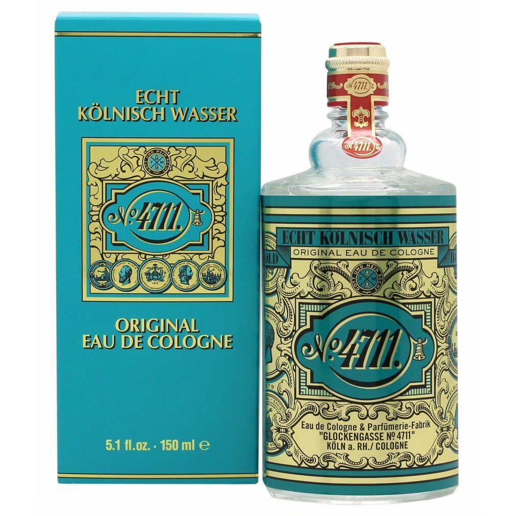 4711 Eau de Toilette Eau De Cologne 150ml, 4711 Echt Kölnisch Wasser erfrischt und wirkt ...