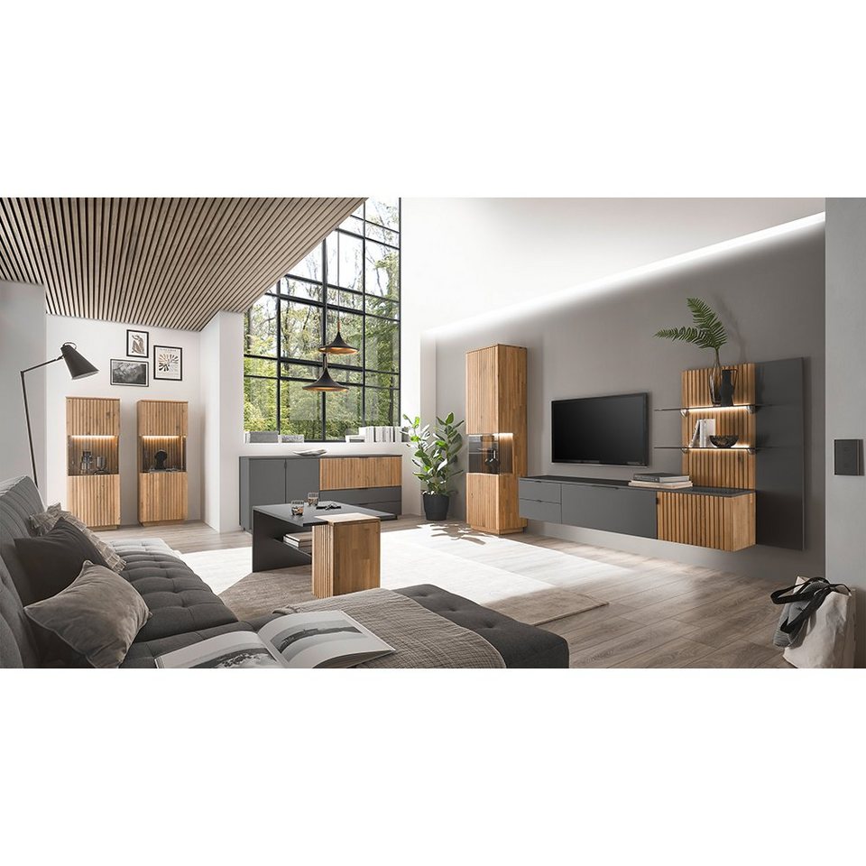 Lomadox Wohnzimmer Set Lucera 52 Mega Spar Set 7 St 7 Tlg