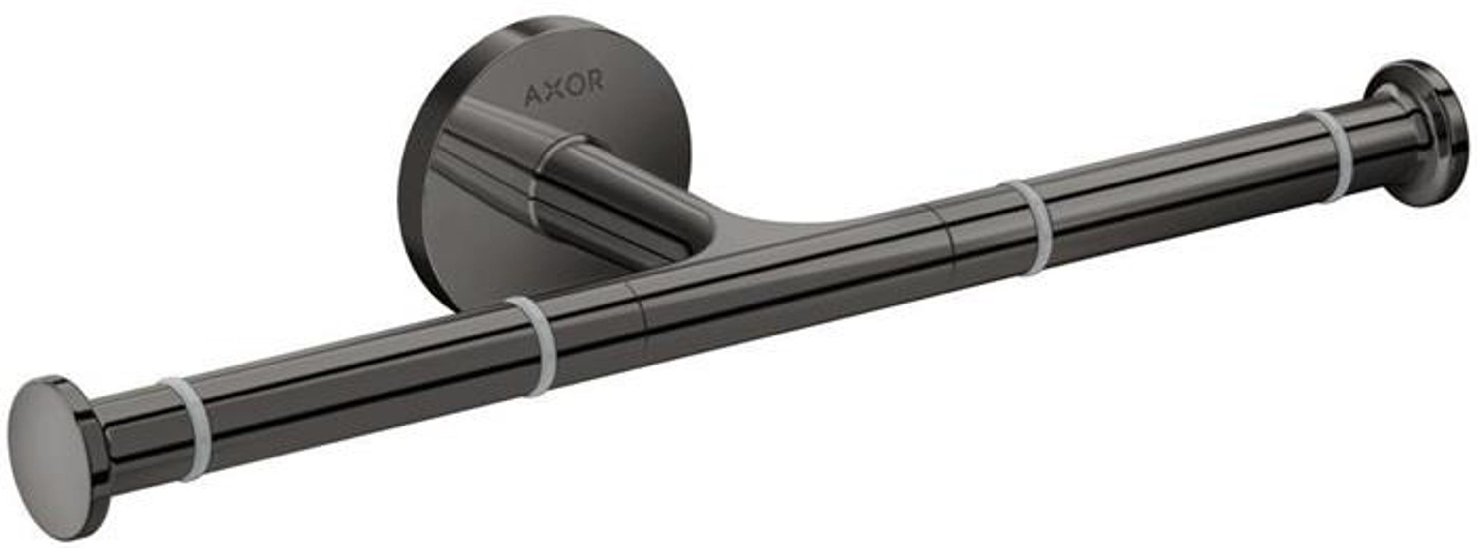 hansgrohe Toilettenpapierhalter Axor Universal Circular, Toilettenpapierhalter doppelt ...