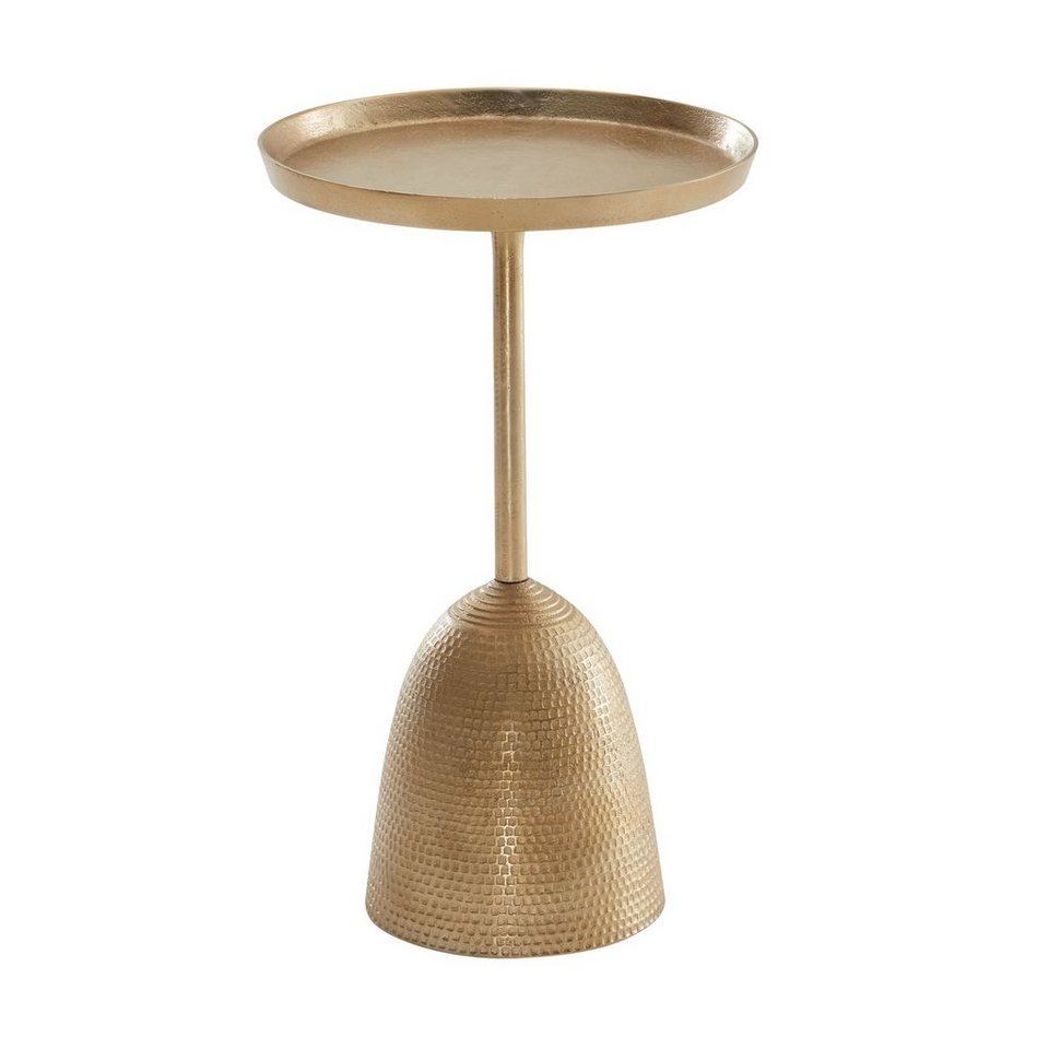 Kadima Design Beistelltisch Handgefertigter Sofatisch Aus Gold