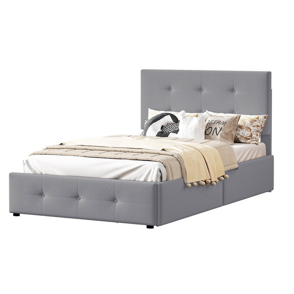 Okwish Bett Einzelbett Kinderbett Jugendbett Gästebett Mit Lattenrost