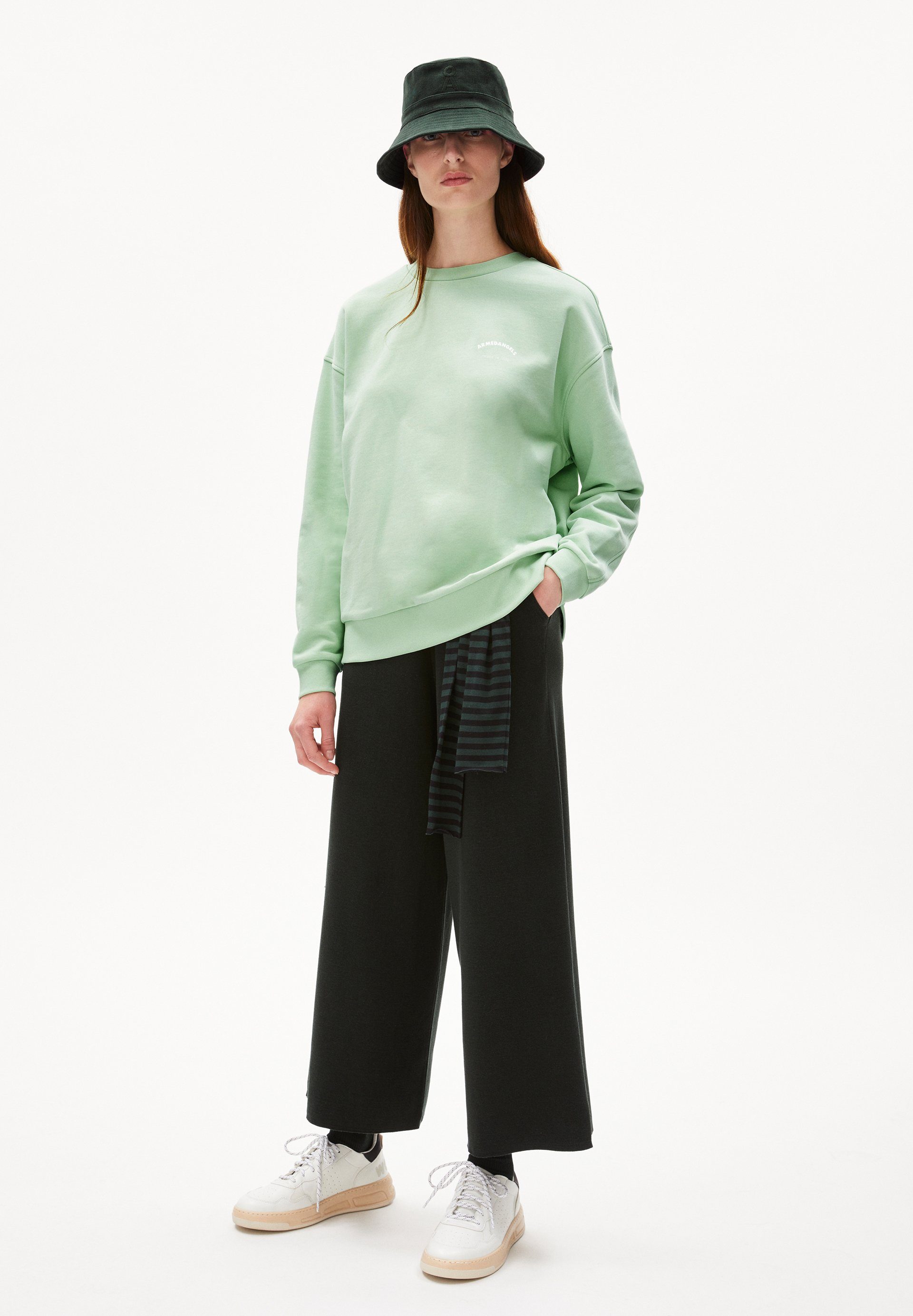 Armedangels Sweatshirt Aarin Hellocination Damen 1 Tlg